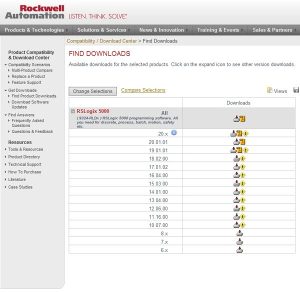 How to find and download Allen-Bradley Software Updates | The ...