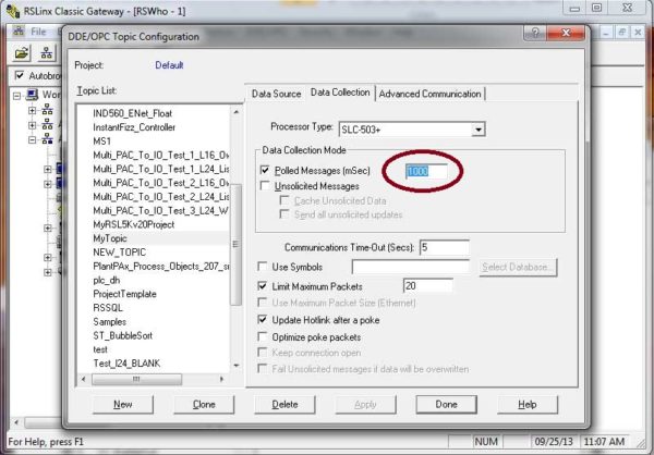 Getting Allen Bradley A B Programmable Controller Data Into Excel Using Rslinx Classic The