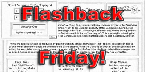 Flashback Friday! RSView32 Simple Message Display Demo | The Automation ...