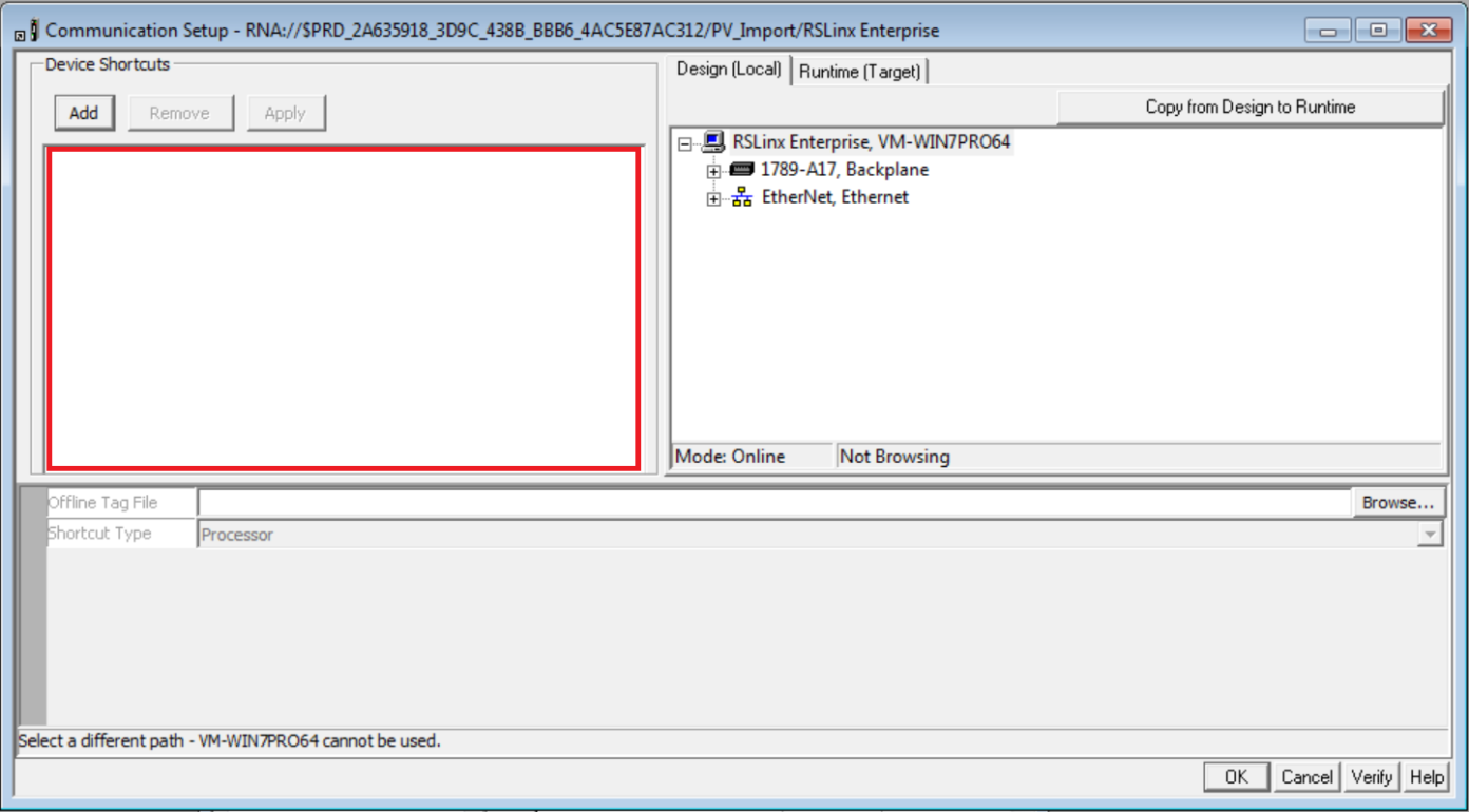View Studio – Migrating Communication Settings of a Remote I/O ...