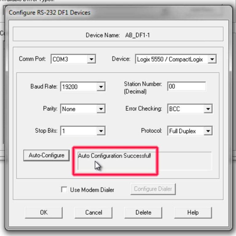 Compactlogix Rslinx Classic How To Connect Using Serial The Automation Blog