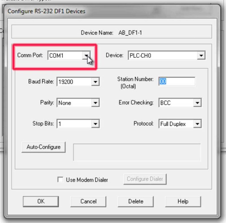 Compactlogix Rslinx Classic How To Connect Using Serial The Automation Blog