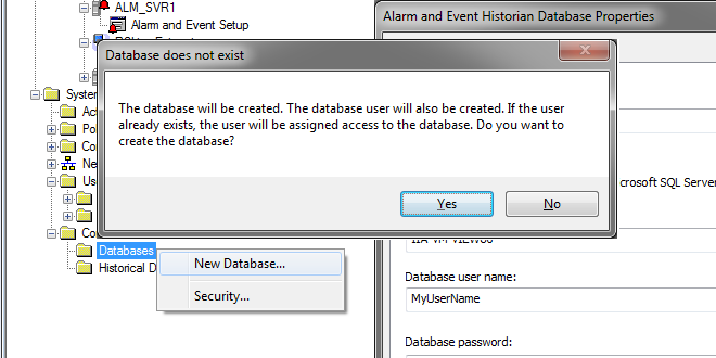 How to create a FactoryTalk Alarm and Events Database in View Studio ...
