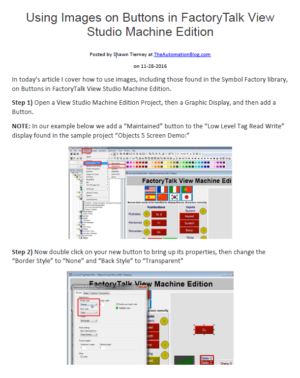 Article – Using Images on Buttons in FactoryTalk View Studio Machine ...