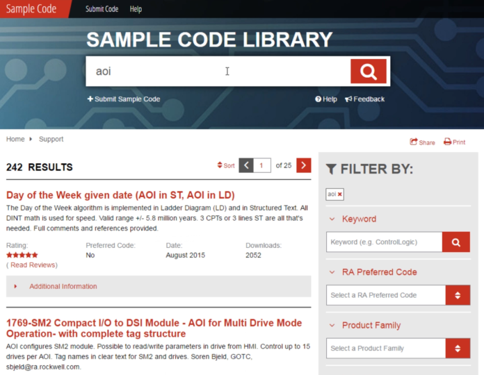 Sample Code – How to download free A-B Sample Programs and AOIs | The ...