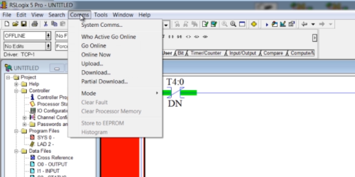 PLC-5, RSLinx Classic – Setup DF1 Serial Communications And Download ...