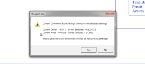 PLC-5, RSLinx Classic – Setup DF1 Serial Communications And Download ...