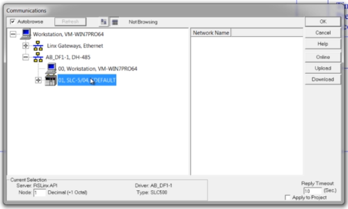 RSLogix, RSLinx – DF1 Communications Setup and Downloading Programs to SLC-500 | The Automation Blog