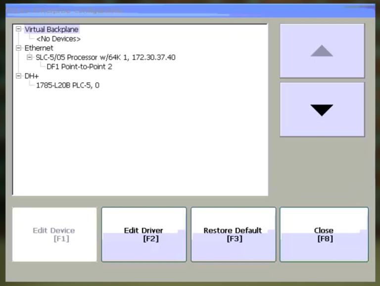 PanelView Plus – How To View or Edit your RSLinx Enterprise Settings ...