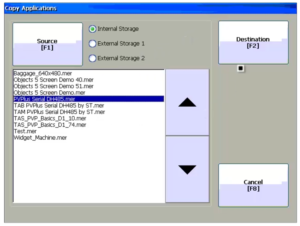 PanelView Plus – .MER Runtime: Copy .MER Files from Terminal to Memory ...