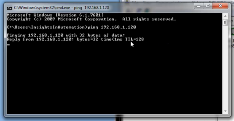 Ethernet – How to “Ping” a PLC | The Automation Blog