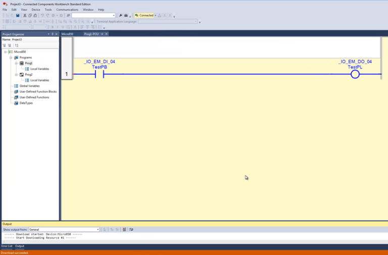 Micro800, CCW – Create and Download Ladder Logic Programs | The ...