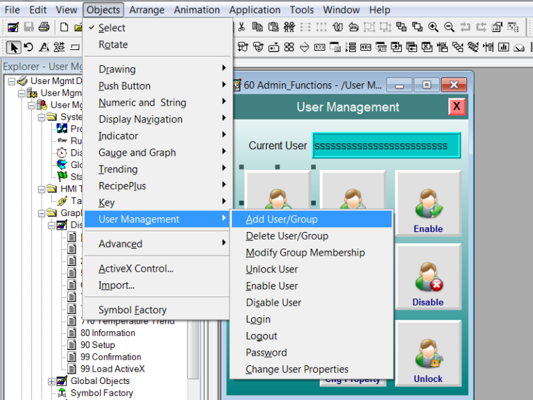 PanelView Plus 6, 7 – Managing Users and Group from a Running ...