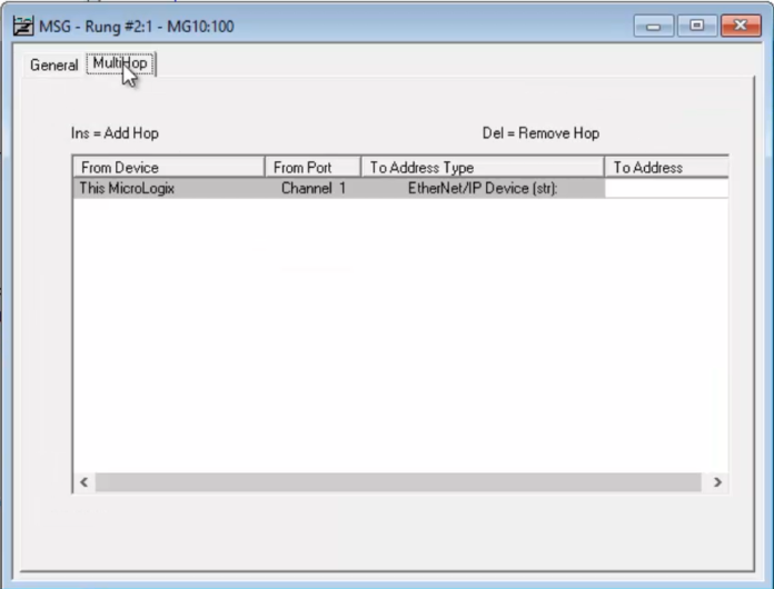 Message (MSG) – MicroLogix 1400 Writing Data over Ethernet to a MicroLogix 1100 | The Automation ...