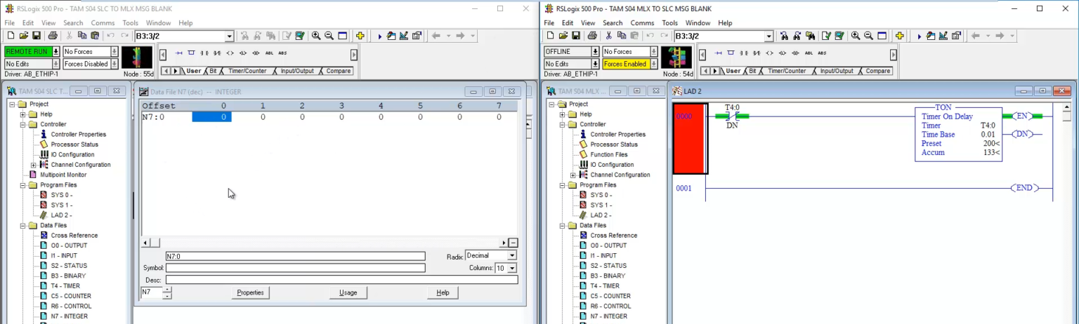 Message (MSG) – MicroLogix Writing Data Over Ethernet to a SLC-5/05 | The Automation Blog