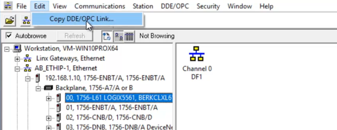 Rslinx Msexcel Get A B Programmable Controller Data Into Microsoft Excel Using Rslinx Classic