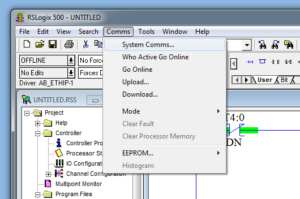 SLC-5/05, RSLinx – Setup Ethernet Communications and Download using ...