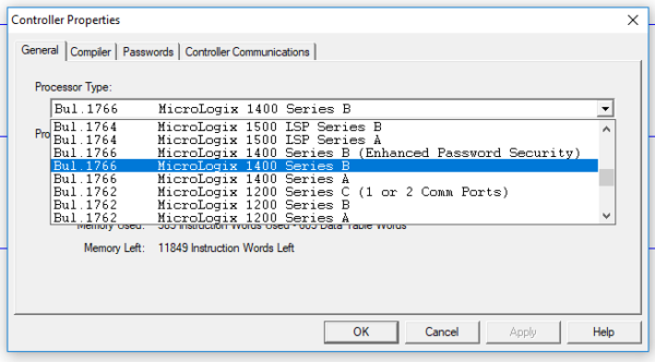 MicroLogix 1400 – Memory Module: Field Report on Issues with New Models ...