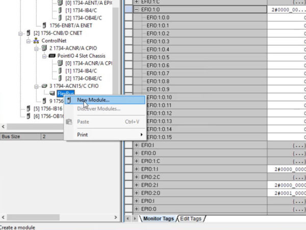 Flex I/O – How to add on ControlNet to ControlLogix (S22) | The ...