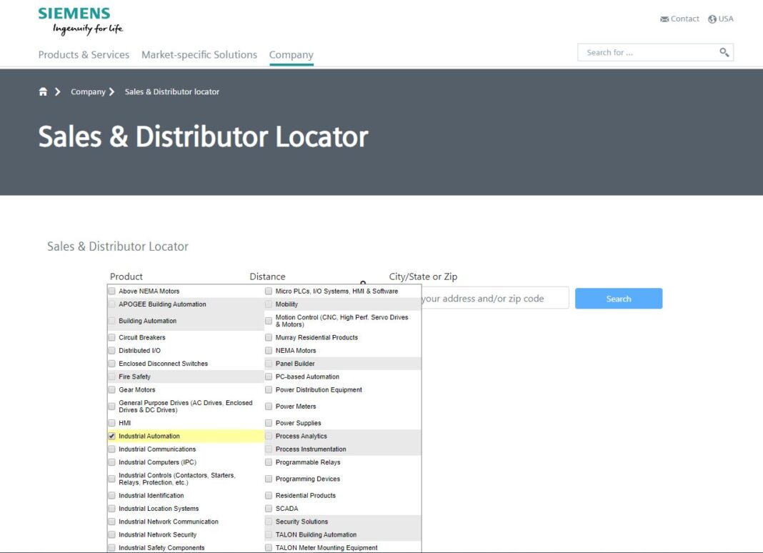 Siemens – How To Find Your Local Automation Distributor | The ...