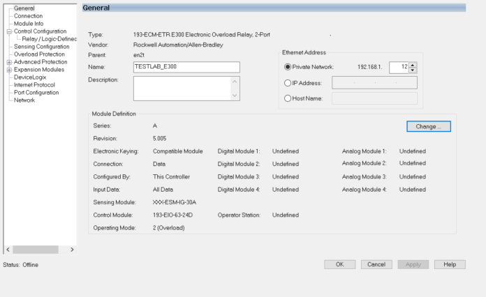 E300 – Use Overload Module in Studio 5000 Application | The Automation Blog