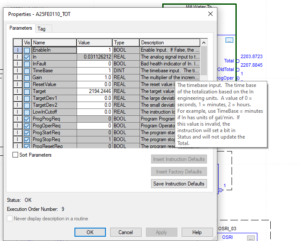 Logix Instructions – Function Block Totalizer | The Automation Blog