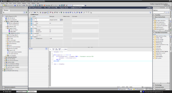 TIA Portal, S7 – Writing your first SCL Code in TIA Portal | The ...