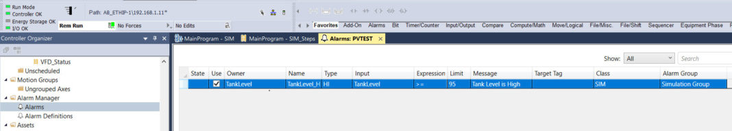 Logix and View Designer – Alarm Integration | The Automation Blog