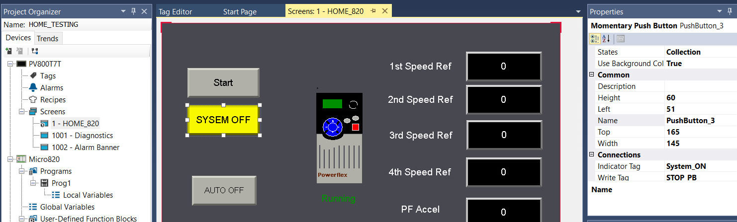 Micro820, PanelView 800, PowerFlex 525 – New Project | The Automation Blog