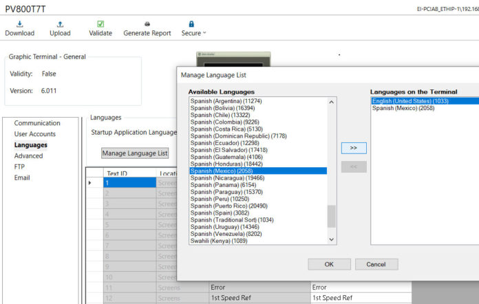 PanelView 800 – Language Switching | The Automation Blog