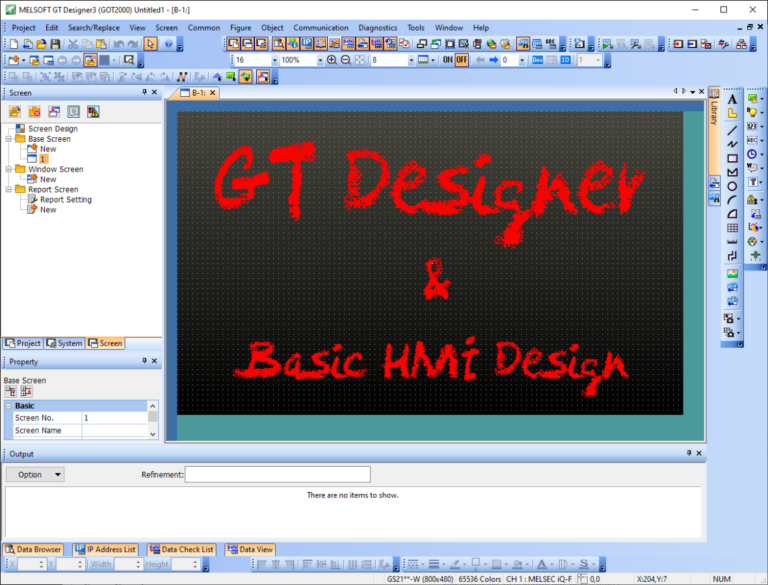 Mitsubishi Basic HMI Project Setup | The Automation Blog