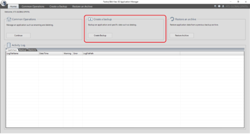 Backup and Restore FactoryTalk ViewSE Projects | The Automation Blog