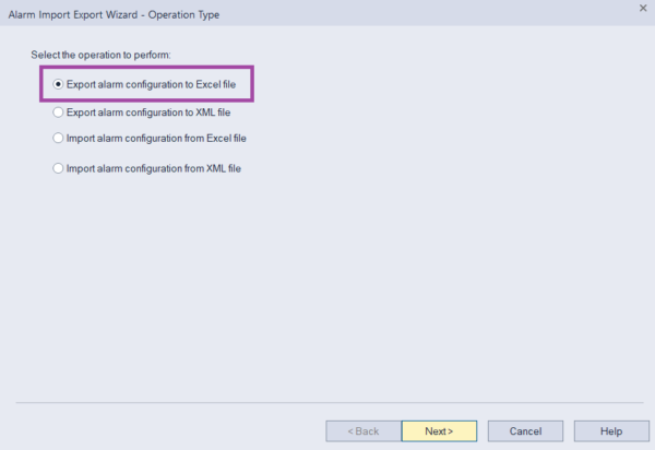 View Studio Site Edition – Alarm and Events: Export, Edit, and Import ...