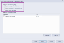 View Studio Site Edition – Alarm and Events: Export, Edit, and Import ...