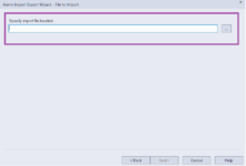 View Studio Site Edition – Alarm and Events: Export, Edit, and Import ...