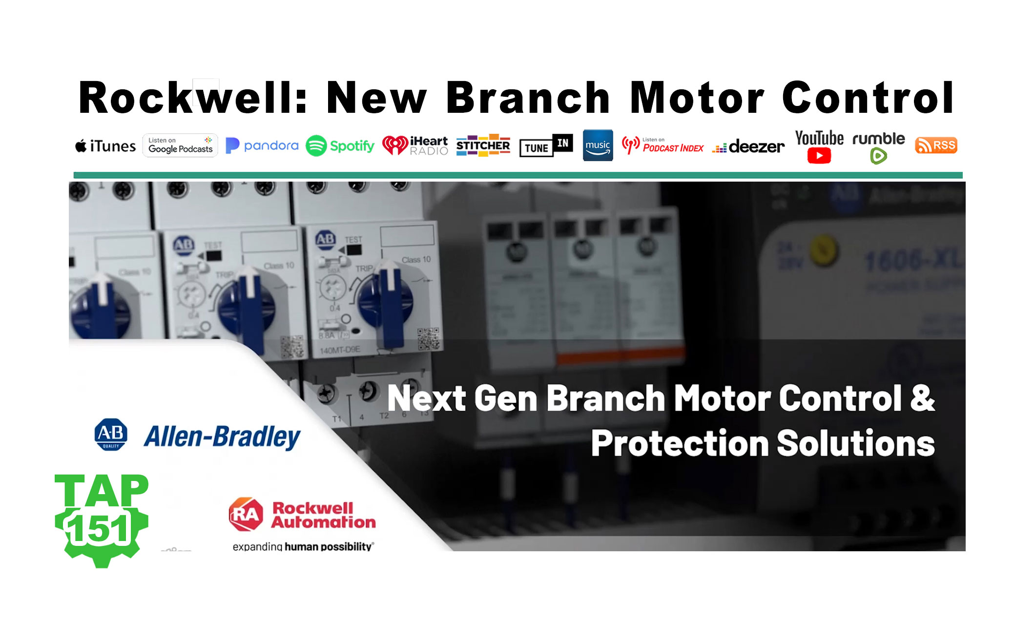 New Branch Motor Control and Protection Products from Rockwell (P151 ...